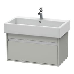 Duravit Waschtischunterschrank Ketho 75x44cm, betongr ma, 1 Ausz., wandh&auml;ngend (KT668700707)