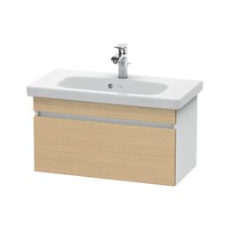 Duravit Waschtischunterschrank Com DuraStyle 73x36,8cm, Ei natur/wei&szlig; matt, 1 Auszug (DS639903018)