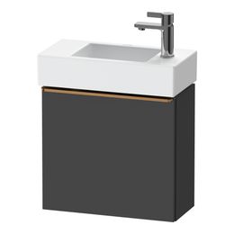 Duravit Waschtischunterschrank D-Neo 48,4x22,2x44cm, 1 T&uuml;r, An L, b geb/Gra m (DE4219L04490000)