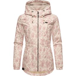 Outdoorjacke Ragwear "&Uuml;bergangsjacke Dankka Spring", Damen, Gr. 4XL, pink (light pink), Obermaterial: 100% Polyester PES. Obermaterial: Futter: 100% Polyester PES., Jacken Outdoorjacke
