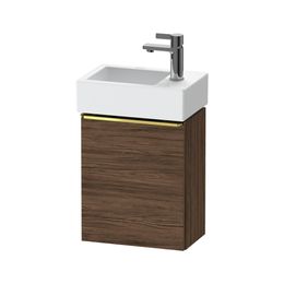 Duravit Waschtischunterschrank D-Neo 36,4x22,2x44cm, 1 T&uuml;r, An R, g pol/Nu d (DE4218R34210000)