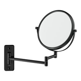 Duravit Kosmetikspiegel D-Code 20,3x31x33cm, 3-fa.-Vergr., schwarz matt (0099124600)