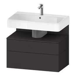 Duravit Waschtischunterschrank Qatego 79x47x59cm, gra m, 1 Kast, m Nischenb (QA4394080800010)