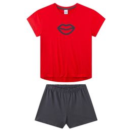 Sanetta Pyjama Teenager Kiss kurz M&auml;dchen Pyjama