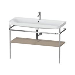 Duravit M&ouml;belwaschtisch-Kombi Happy D.2 Plus 117,5x49cm, m Konsole, 1 HL, leinen (HP4839O75750000)