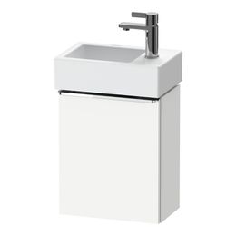 Duravit Waschtischunterschrank D-Neo 36,4x22,2x44cm, 1 T&uuml;r, An re, chr/we ma (DE4218R10180000)