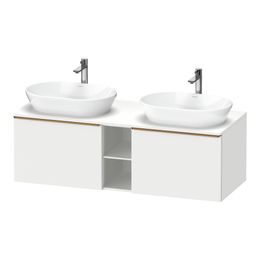 Duravit Waschtischunterschrank D-Neo 140x55cm, 2 A, 1 Pl, B bs, b geb/we ma (DE4950B04180000)