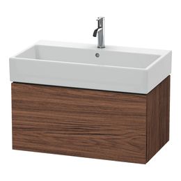 Duravit Waschtischunterschrank L-Cube 78,4x 45,9cm, Nussb dkl., 1 Ausz., wandh&auml;ngend (LC617702121)