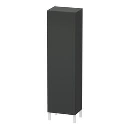 Duravit Hochschrank L-Cube 50x36,3x176cm, T&uuml;r rechts, graphit matt (LC1181R4949)