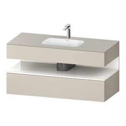 Duravit Einbauwaschtisch-M&ouml;bel-Set Qatego 120x55x60cm, w g/tau m, Kon-WTU, B (QA4787022910010)