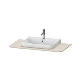 Duravit Waschtisch-Konsole Happy D.2 Plus 100x55cm, m 1 Ausschn, taupe supermatt (HP031E08383)