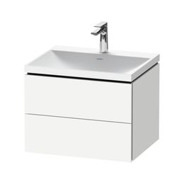 Duravit M&ouml;bel-Set L-Cube 60x48x48cm, m Hahnl., we. ma, 2 Schub. (LC6950O18180000)