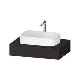 Duravit Konsole Qatego 80x55x17cm, graph matt, 1 Ausschnitt (QA4800080800000)
