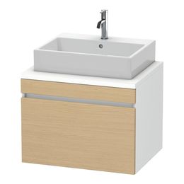Duravit Waschtischunterschrank DuraStyle 70x54,8cm, E na/we ma, f Kons, 1 Ausz. (DS531103018)