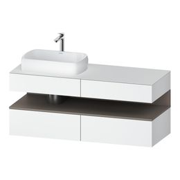 Duravit Waschtischunterschrank Qatego 140x55x60cm, ba m/we m, Pl, Beck. li (QA4765043180000)