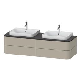 Duravit Waschtischunterschrank o. ES Happy D.2 Plus 40,8x160cm, 4 SchKa., BP b, Tau s-matt (HP4974B60600010)