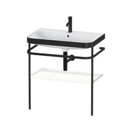 Duravit M&ouml;belwaschtisch-Kombi Happy D.2 Plus 77,5x49cm, 1 HL, we s-matt, m Konsole (HP4737O3636)