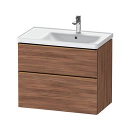 Duravit Waschtischunterschrank D-Neo 78,4x45,2cm, 1 Kast, B R, b geb/Nu Nat (DE4358004790000)