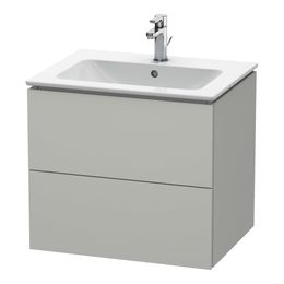 Duravit Waschtischunterschrank L-Cube 62x48,1cm, betongr ma, 2 Schub., wandh&auml;ngend (LC624000707)