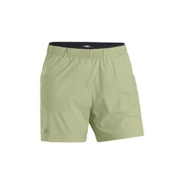 Outdoorhose Maier Sports "Fort Shorts W", Herren, Gr. 34, Normalgr&ouml;&szlig;en, apfelgr&uuml;n, 100% Polyester, Hosen Outdoorhose, kurze Hose Damen, luftige Wanderhose, leichte Outdoorhose, Reg Fit
