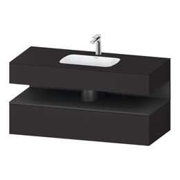 Duravit Einbauwaschtisch-M&ouml;bel-Set Qatego 120x55x60cm, gra m/Gr m, Kon-WTU, B (QA4787049800010)