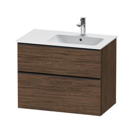 Duravit Waschtischunterschrank D-Neo 81x46,2cm, 1 Kast, B R, sw/Nuss dkl. (DE43670BD210000)