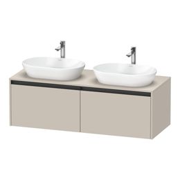 Duravit Waschtischunterschrank Ketho.2 140x55cm, B bs, Tau ma, 2 Ausz., wandh&auml;ngend (K24888B91910000)