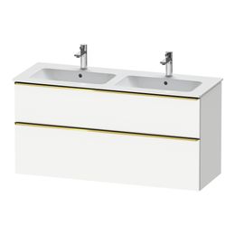 Duravit Waschtischunterschrank D-Neo 128x46,2cm, 1 Kast, 1 A, gol pol/wei&szlig; ma (DE4365034180000)