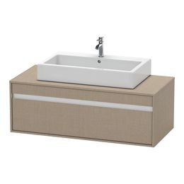 Duravit Waschtischunterschrank Ketho 120x55cm, lei, f AWT m, 1 Ausz., wandh&auml;ngend (KT669607575)