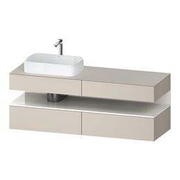 Duravit Waschtischunterschrank Qatego 160x55x60cm, w g/tau m, Pl, B l, B (QA4777022910010)