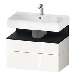 Duravit Waschtischunterschrank Qatego 79x47x59cm, E sw/we g, 1 Kast, m B (QA4394016220010)