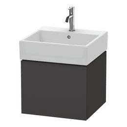 Duravit Waschtischunterschrank L-Cube 48,4x45,9cm, graph matt, 1 Ausz., wandh&auml;ngend (LC617408080)