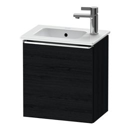 Duravit Waschtischunterschrank D-Neo 41x27,4x44cm, 1 T, An li, chr/Eiche sw (DE4259L10160000)