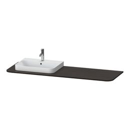 Duravit Waschtisch-Konsole Happy D.2 Plus 160x55cm, m 1 AS, Beck. li, Nussb geb. (HP031HL6969)