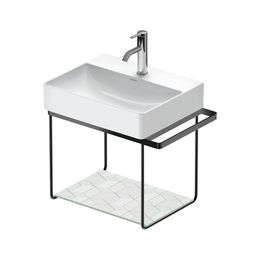 Duravit Metallkonsole DuraSquare 56,5x38cm, wandh&auml;ngend, schwarz matt (0031334600)