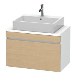 Duravit Waschtischunterschrank Com DuraStyle 80x47,8cm, E na/we ma, f Kons, 1 Ausz. (DS530203018)
