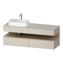 Duravit Waschtischunterschrank Qatego 160x55x60cm, E na/tau m, Pl, B l, B (QA4777030910010)