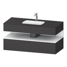 Duravit Einbauwaschtisch-M&ouml;bel-Set Qatego 120x55x60cm, w m/Gr m, Kon-WTU, Nischenb (QA4787018490010)