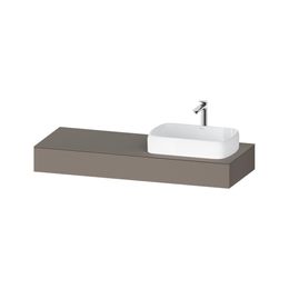 Duravit Konsole Qatego 140x55x17cm, ba ma, 1 Ausschn, Beck. re (QA4804043430000)