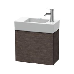 Duravit Waschtischunterschrank L-Cube 48x24x40cm, wandh&auml;ngend, T&uuml;r re, Ei dkl. geb. (LC6246R7272)
