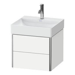 Duravit Waschtischunterschrank XSquare 48,4x46x39,7cm, 2 SBK, wd, blau s-matt (XS416009898)