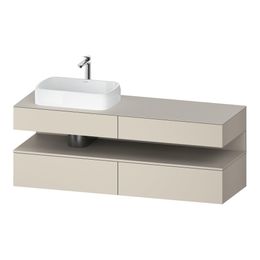 Duravit Waschtischunterschrank Qatego 160x55x60cm, T m/ta m, Pl, B l, Nischenb (QA4777091830010)