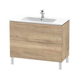 Duravit Waschtischunterschrank L-Cube 102x48,1cm, Ei marm., 2 Ausz&uuml;ge, stehend (LC662705555)