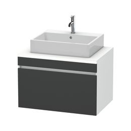 Duravit Waschtischunterschrank DuraStyle 80x54,8cm, gra m/we ma, f Kons, 1 Ausz. (DS531204918)