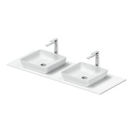 Duravit Konsolenwaschtisch Sivida 135x50cm, wei&szlig; seidenmatt (2680213200)