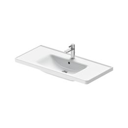 Duravit M&ouml;belwaschtisch D-Neo 100,5x48cm, m HL, we., m &Uuml;L, Hahnloch (2367100000)