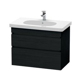 Duravit Waschtischunterschrank DuraStyle 80x45,3cm, Ei sw, 2 Schubk., wandh&auml;ngend (DS648401616)