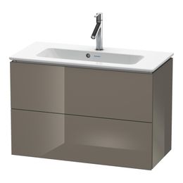 Duravit Waschtischunterschrank Compact L-Cube 82x39,1cm, flan. Gr hgl, 2 Schub., wandh&auml;ngend (LC625708989)