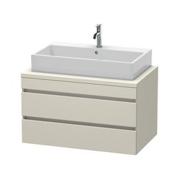 Duravit Waschtischunterschrank DuraStyle 90x54,8cm, Tau, f Konsole, 2 Schubk&auml;sten (DS531809191)