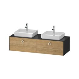 Duravit Waschtischunterschrank White Tulip 160x55cm, E Nat gra g, k Ein/m Be (WT4891BH5H10010)